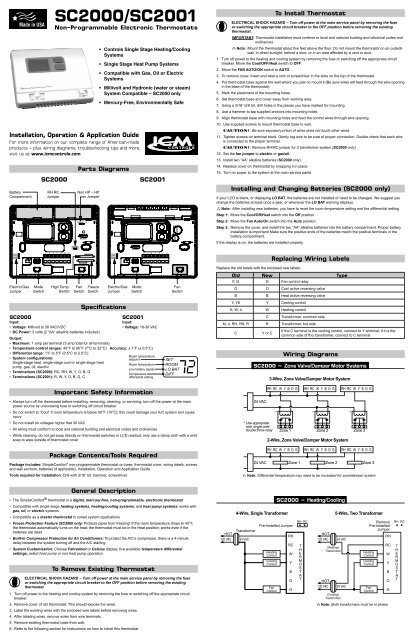 SC2000/SC2001 - ICM Controls