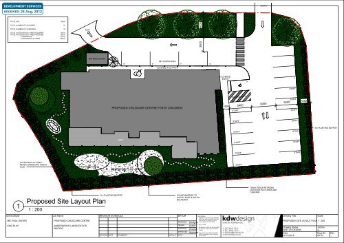 Proposed Site Layout Plan 1