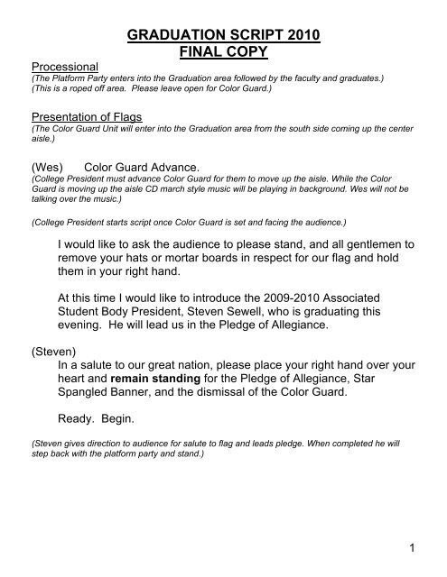 Emcee Script For Kindergarten Graduation Script Emcee Emcee Script For Kindergarten Graduation Script Emcee