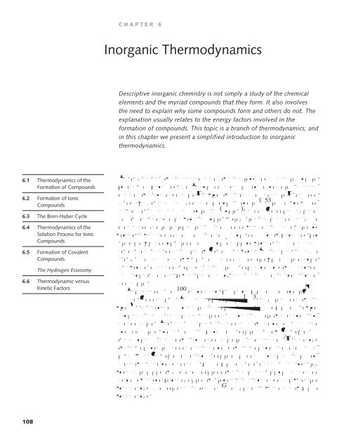Inorganic Thermodynamics - W.H. Freeman