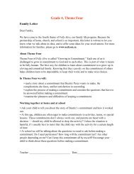 Fully Alive Grade 4 Grade 4, Theme One