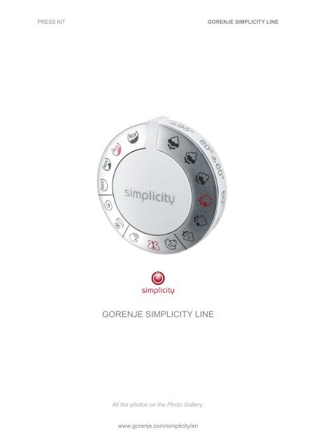 gorenje simplicity line