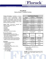 Download Technical Data Sheet - Florock Polymer Flooring