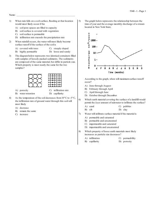 28 questions - Earth Science Regents Review