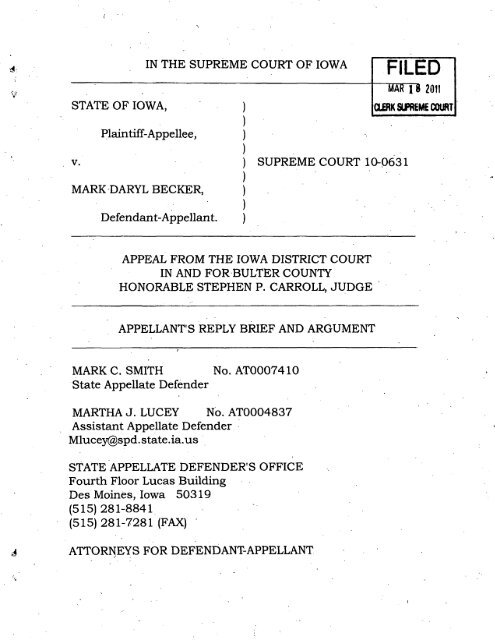 appellant reply brief