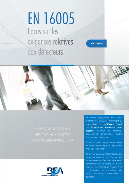 EN 16005 - BEA Pedestrian