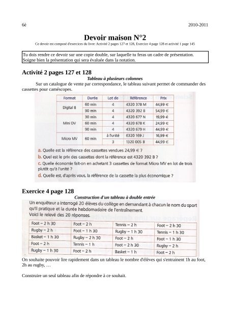 Devoir Maison Maths 6Ème | Ventana Blog Devoir Maison Maths 6Ème | Ventana Blog