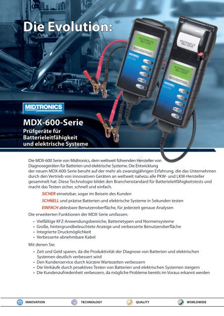 MDX-600-Serie