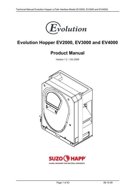 Evolution Hopper EV2000, EV3000 and EV4000 Product ... - Sensis