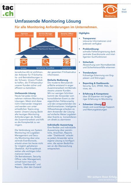 tacLOM Factsheet - terreActive AG