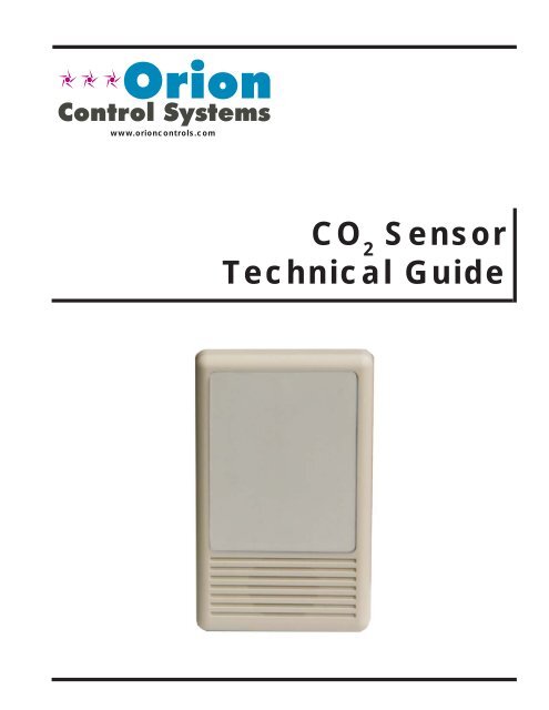CO Sensor Technical Guide - Orion Control Systems