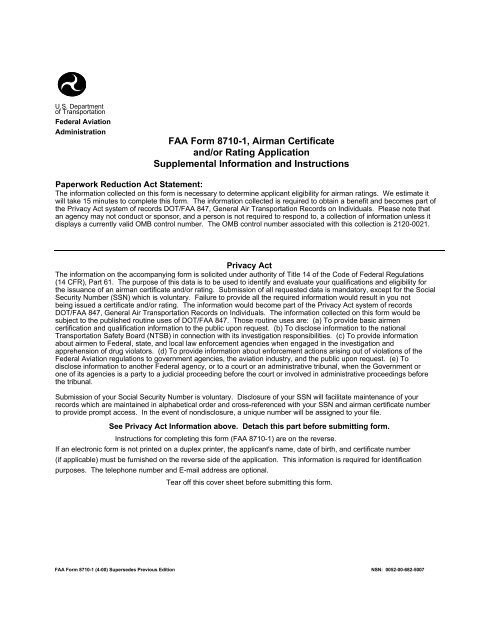 Faa 8710 Fillable Form - Printable Forms Free Online Faa 8710 Fillable Form - Printable Forms Free Online