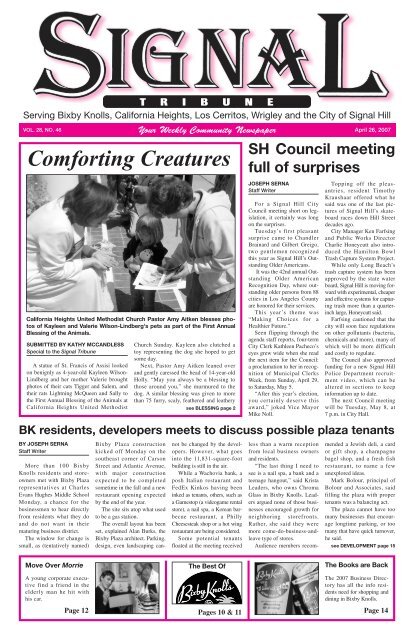 April 26, 2007 - Signal Tribune Newspaper