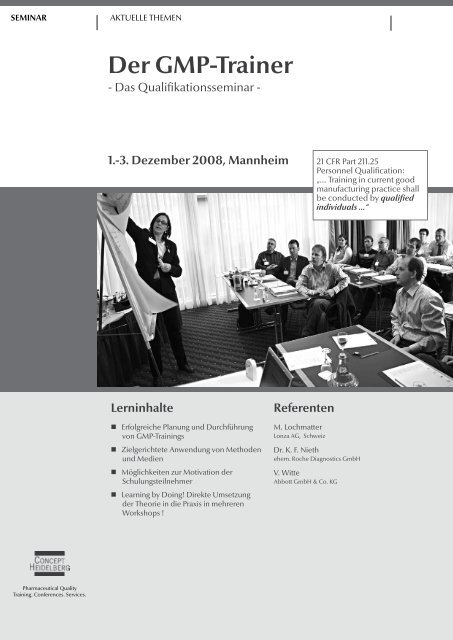 Der GMP-Trainer - GMP-Navigator