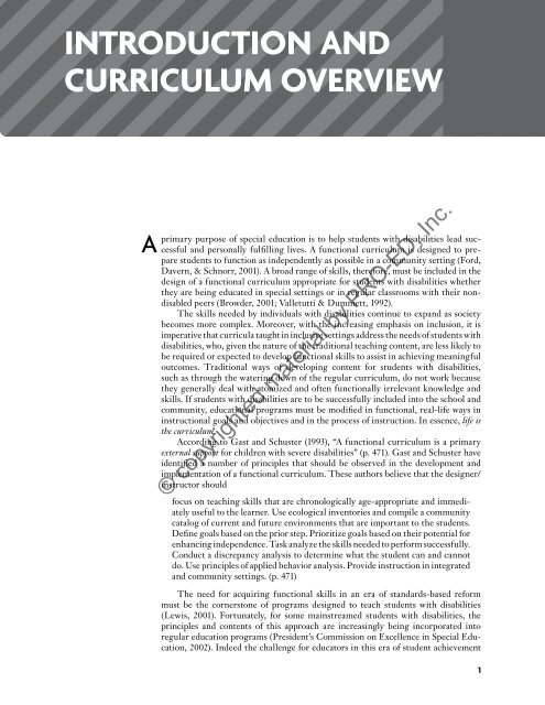 Introduction and Curriculum Overview - Pro-Ed