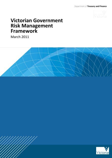 Victorian Government Risk Management Framework - Department of ...
