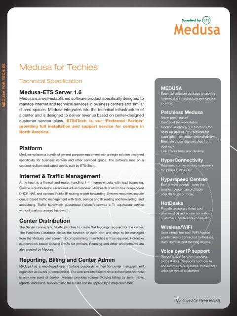 Download the Technical Specification sheet (pdf)