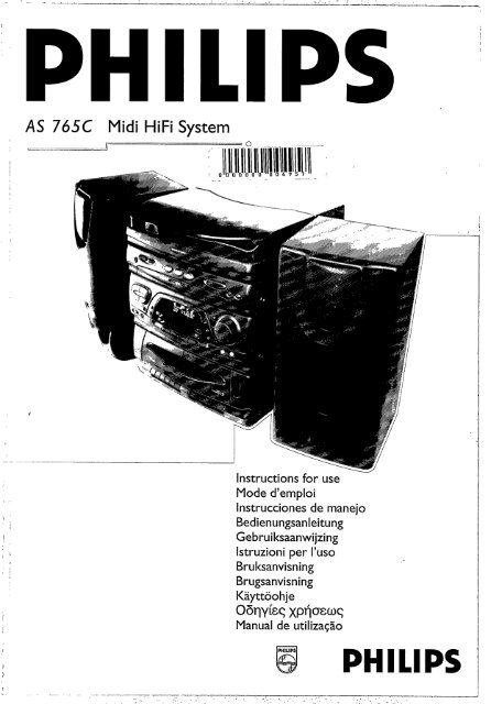 AS 765C Midi HiFi System - Philips