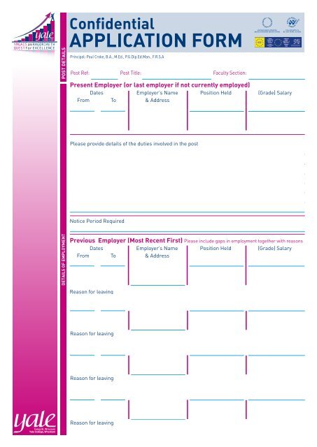 Application Form - English Version - Times Higher Education