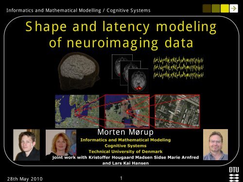 Shape and Latency modeling of Neuroimaging Data - DTU Informatics