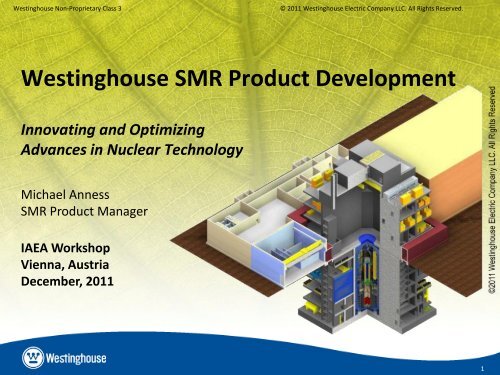 Westinghouse smr product development