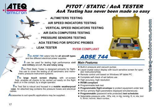 Click to view ADSE 744 specification sheet - AvionTEq