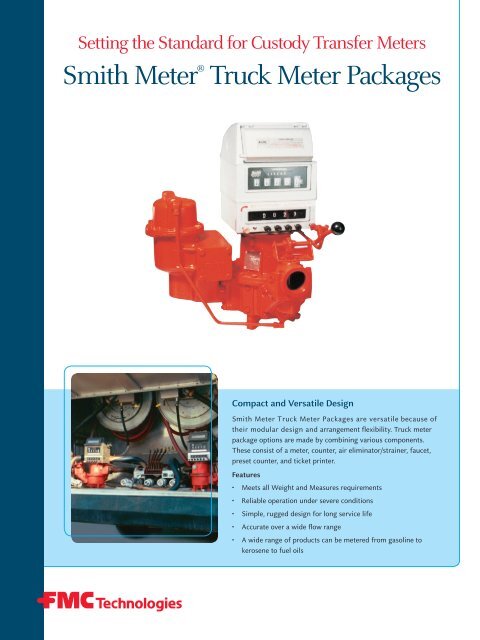 Smith MeterÂ® Truck Meter Packages - FMC Technologies