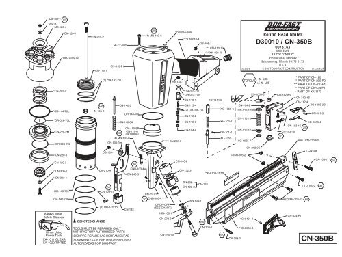 Duo-Fast CN-350B schematic (D30010)
