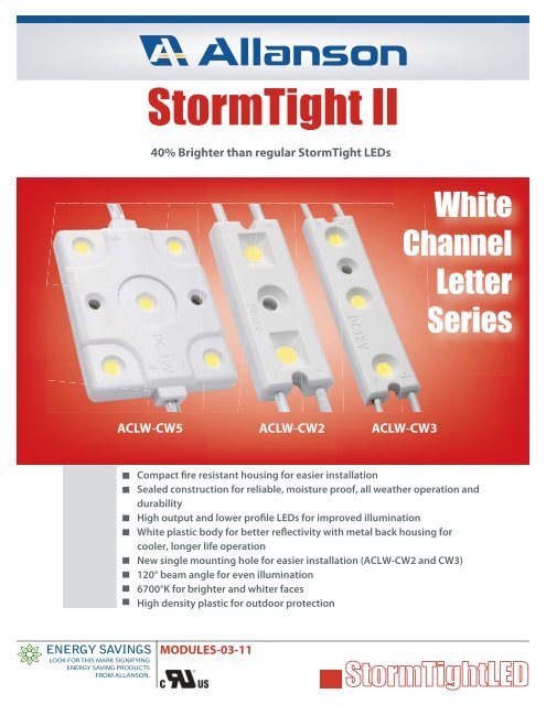 StormTight II - Allanson LED