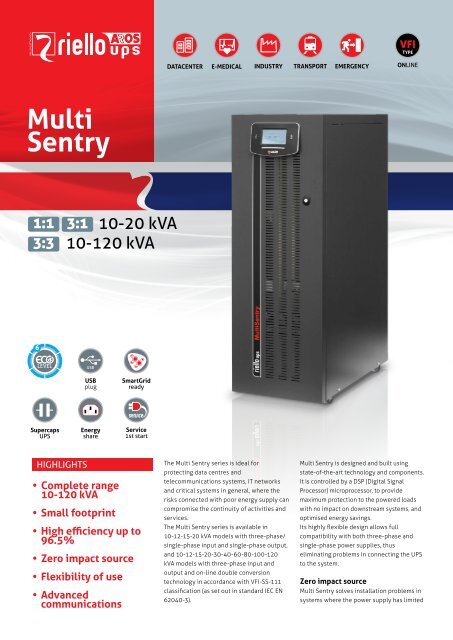 Multi Sentry - Riello UPS