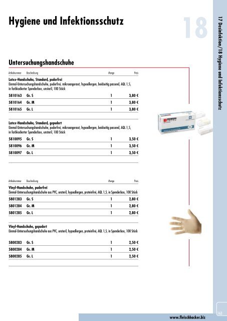 Hygiene und Infektionsschutz