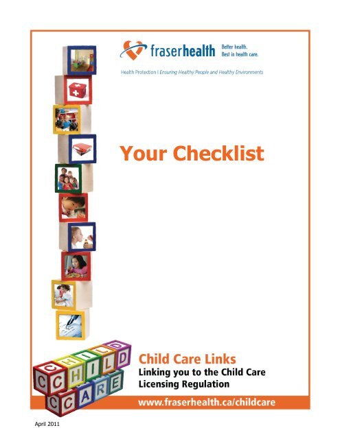 Your Checklist - Fraser Health