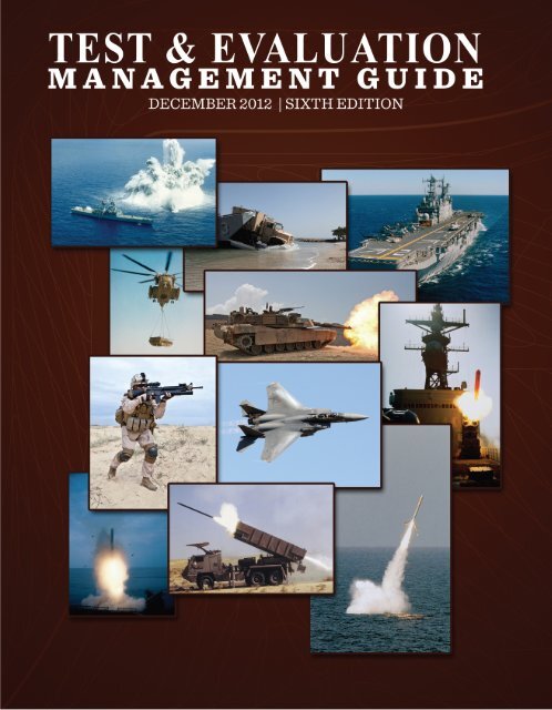 DoD Test and Evaluation Management Guide - Dec ... - AcqNotes.com