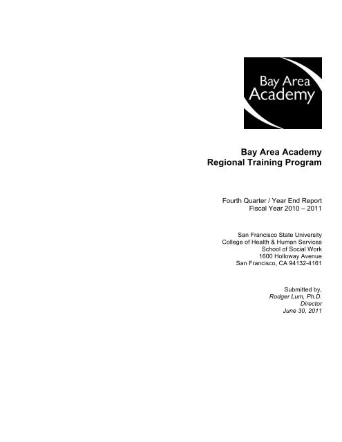 Bay Area Academy Regional Training Program