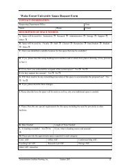 Space Request Form - Facilities