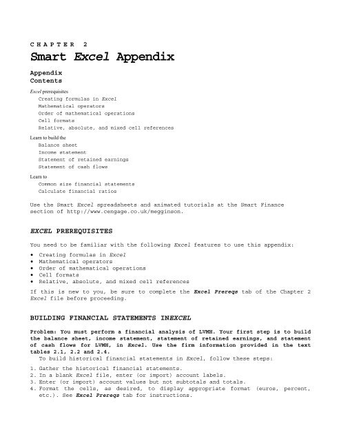 CHAPTER 2 - Cengage Learning