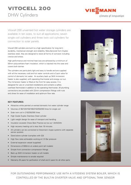 VITOCELL 200 - Viessmann