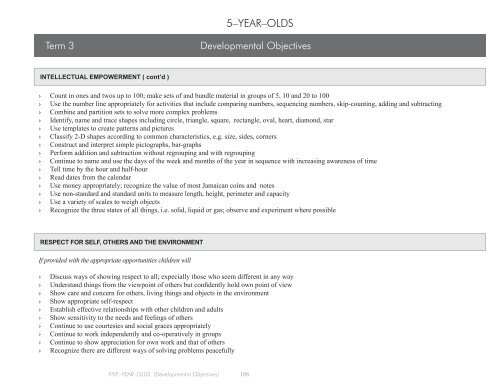 5 YEAR OLDS Term 3 De 5 YEAR OLDS Term 3 De