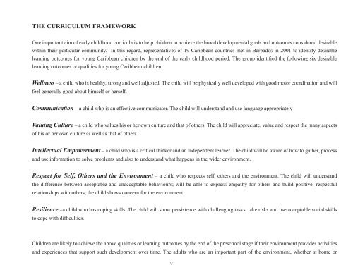 THE CURRICULUM GUIDE FOR THE CURRICULUM GUIDE FOR