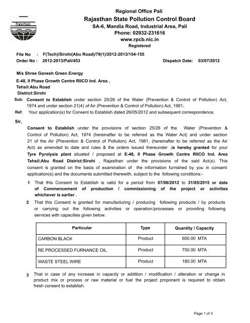 Rajasthan State Pollution Control Board