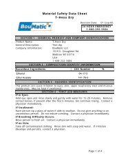 Material Safety Data Sheet BlueMAX Pre-Post - BouMatic
