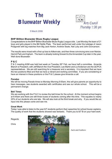 Vol 09 No 04 - Bluewater State School