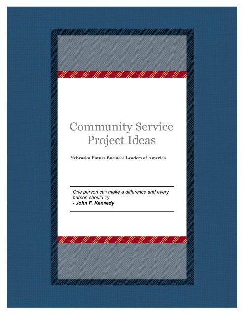 Service Project Ideas For Women