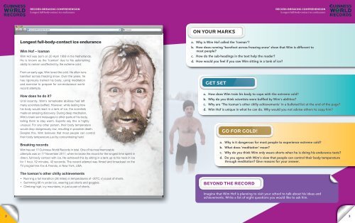 Longest fuLL-body-contact ice endurance - Rising Stars