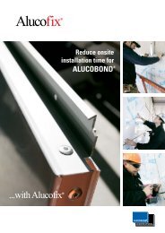 Fascia and wall cladding - Alucobond Architectural