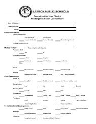 Kindergarten Parent Questionnaire - Countdown to Kindergarten