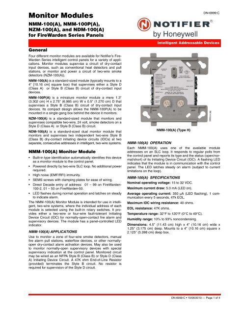 NZM-100(A - Notifier