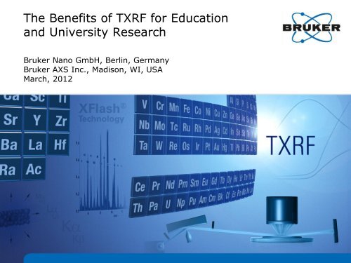 Download slides - Bruker