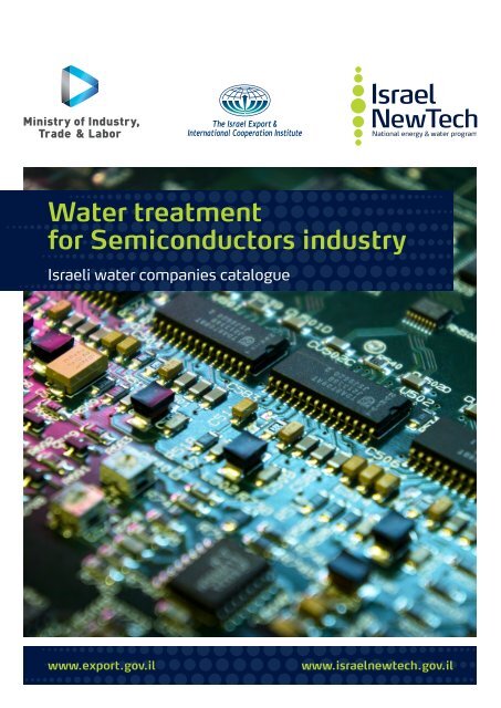 Water treatment for Semiconductors industry