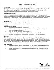 Dog Surrender Form - Michigan Humane Society